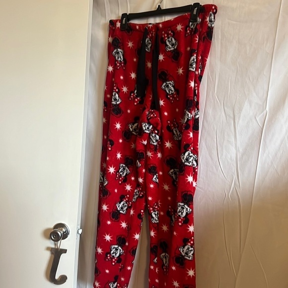 Disney | Intimates & Sleepwear | Disney Minnie Mouse Red Pajama Pants ...